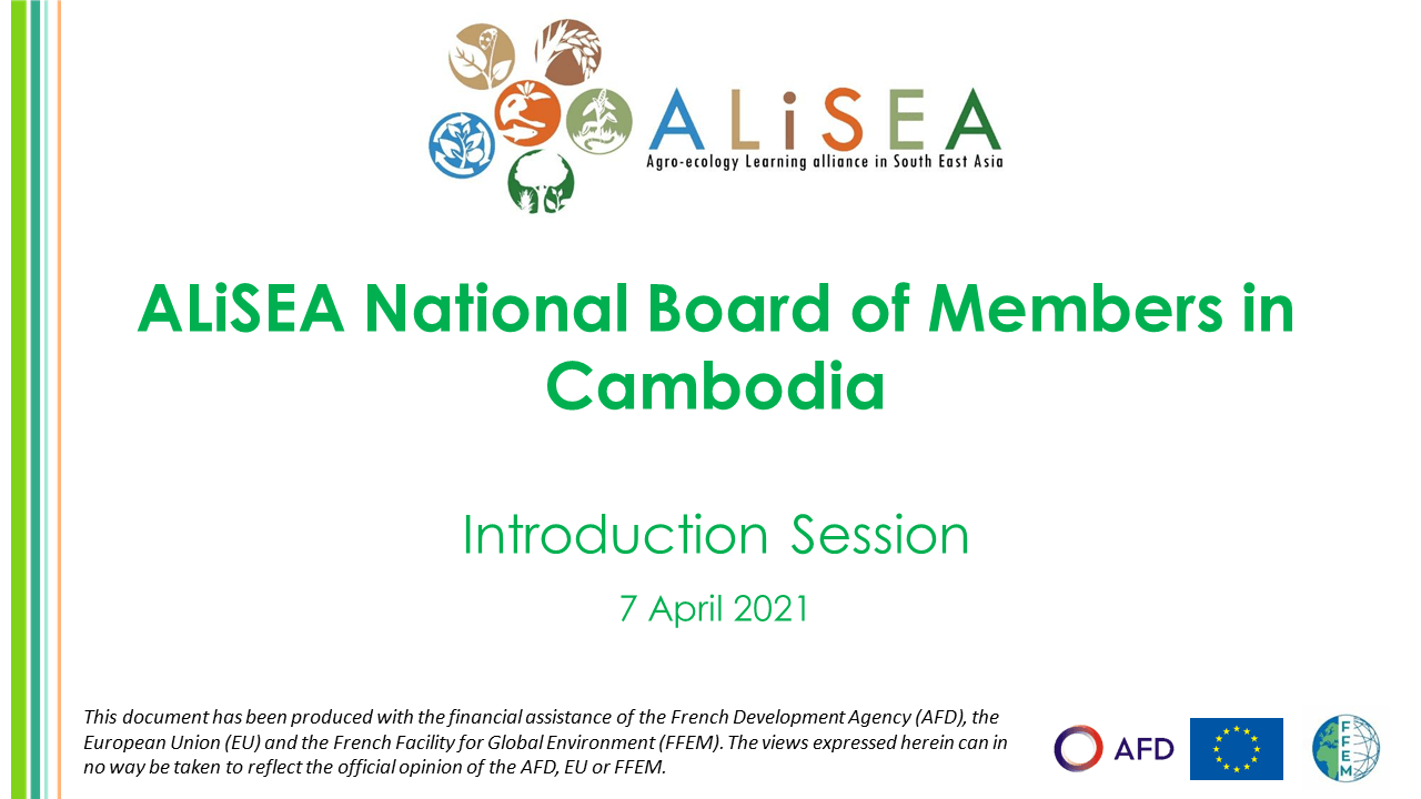 ALiSEA National Board of Members introduction in Cambodia - ALiSEA ...
